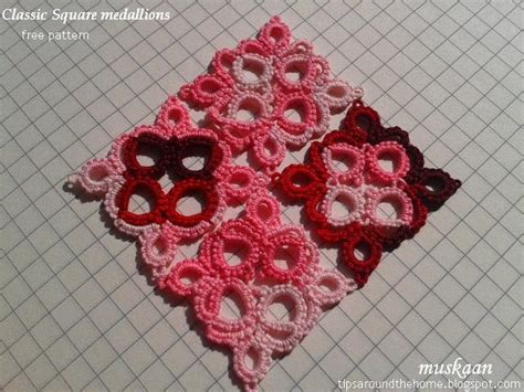 Muskaans Tips Classic Square Pattern