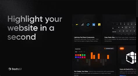 Badtzui A Free And Open Source React Component Library Steemhunt