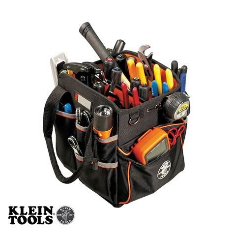 Tool Bag Tradesman Pro™ Tool Tote 40 Pockets 10 Inch 5541610 14 Klein Tools For