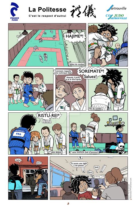 Code Moral Judo 01 Politesse By Dessinateur777 On Deviantart