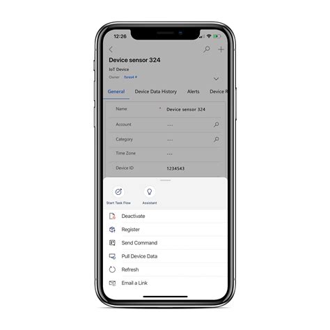 Work Iot Data On The Mobile App Dynamics 365 Field Service