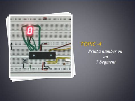 Interfacing Of 7 Segment With Pic16f877a Breadboard Implementation