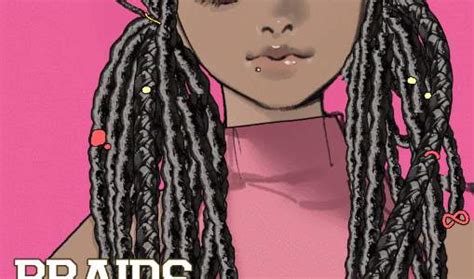 웹툰 일러스트 소재 브레이드 헤어 땋은머리 브러쉬 Spap