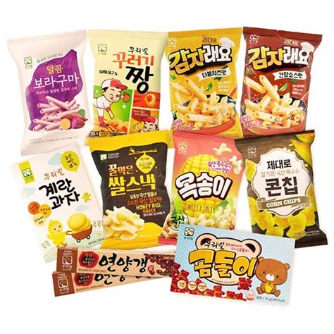우리밀 풍성한 우리밀 과자 꾸러미 10종 사무실 회사 간식세트 홈플러스 택배배송