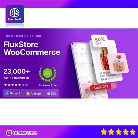 jual source code aplikasi fluxstore woocommerce flutter e commerce