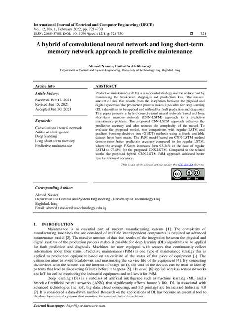 Pdf A Hybrid Of Convolutional Neural Network And Long Short Term Memory Network Approach To