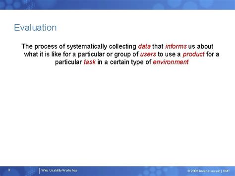Virtual University Humancomputer Interaction Lecture 33 Evaluation Part