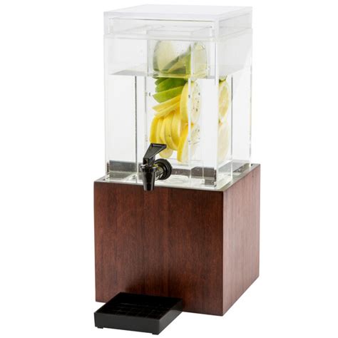 Cal Mil 1527 1inf 52 Westport 15 Gallon Dark Wood Infusion Dispenser