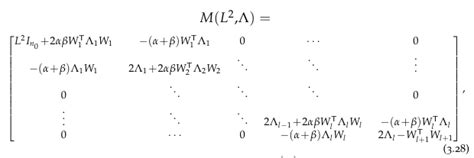 Matrices Formatting Of A Large And Sparse Matrix Tex Latex Stack
