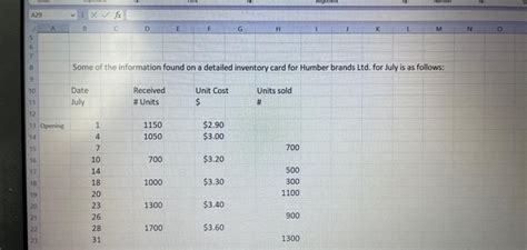 Solved From The Above Data Calculate The COGS And Ending Chegg Com