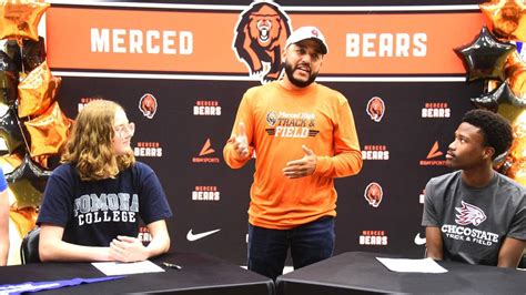 Two Merced High Standouts In Track Classroom Sign Letters Of Intent With 4 Year Colleges