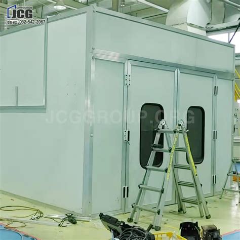 제이씨지 주문제작 도장부스 맞춤 설계·설치 And 중적외선 카본 전기히터 건조기