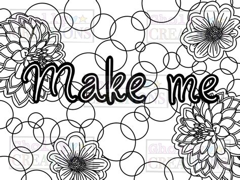 Make Me Brattykinkyddlg Coloring Page Version 1 Etsy