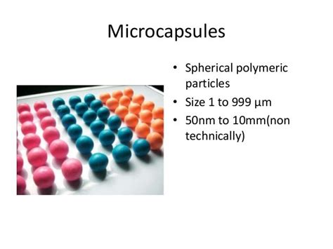Microencapsulation