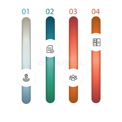 Abstract Elements Infographic Circular Shape Data Vector Template Process Concept Step For