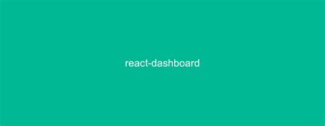 React Dashboard React Dashboard
