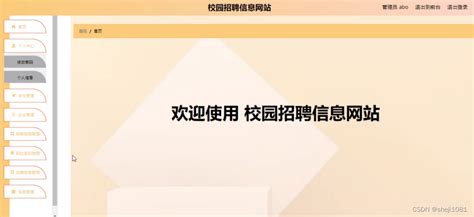 计算机毕设Node js Vue校园招聘信息网站程序 LW 部署 基于vue js的校园求职招聘网站 CSDN博客