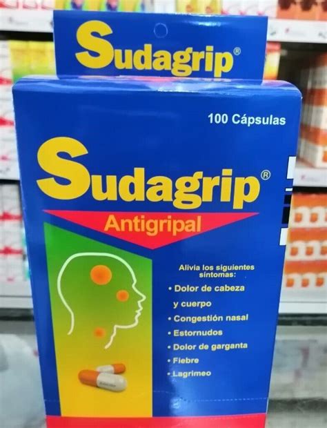 Sudagrip 100 Capsula Disp Distribuidor De Grupo Paill