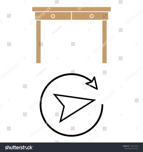 Set Simple Icons Table Arrows Stock Vector Royalty Free 1535070425 Set Simple Icons Table Arrows Stock Vector Royalty Free 1535070425