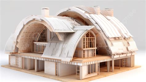 3d 렌더링을 통해 집의 다층 옥상 구조 시각화 지붕 집 지붕 주택 건설 배경 일러스트 및 사진 무료 다운로드 Pngtree