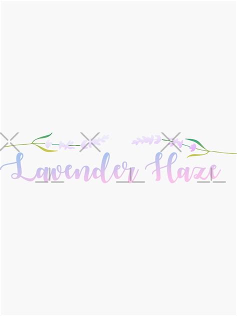Lavender Haze Flower Design Bisexual Pride Flag Sticker For Sale By Sarascoprox Redbubble
