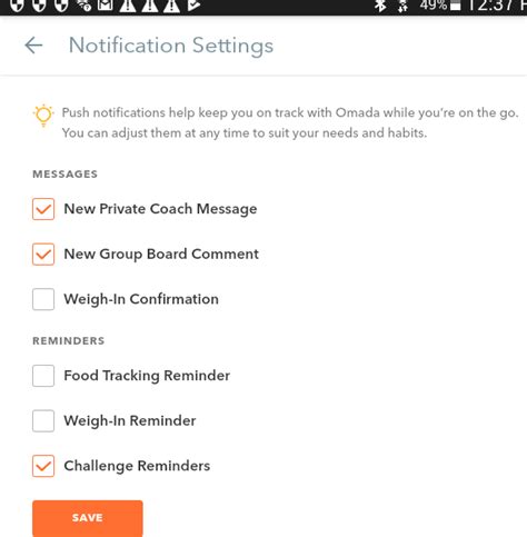 How Do I Turn Off Notifications From The Mobile App Omada Health