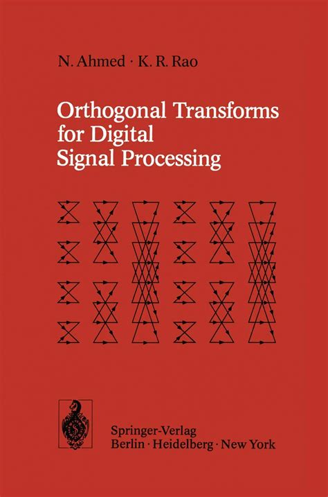Orthogonal Transforms For Digital Signal Processing Buy Online At