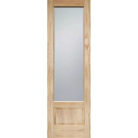 Interior Wood Door With Frosted Glass Panel Interior Ideas