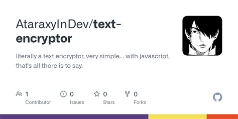 Github Ataraxyindevtext Encryptor Literally A Text Encryptor Very