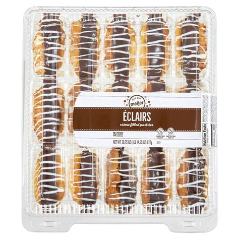 Eclairs Creme Filled Pastries