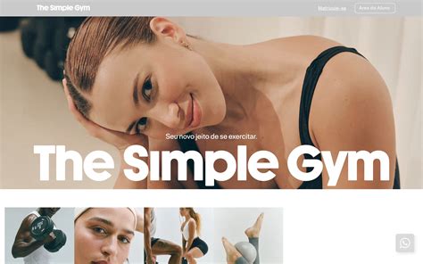 The Simple Gym Website Design