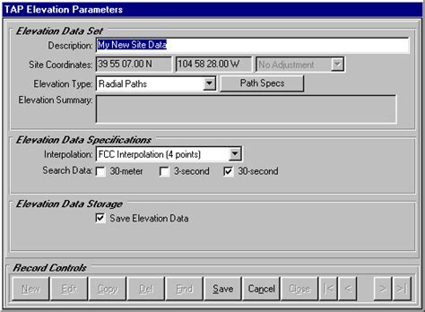Elevation Data With Non Uniform Spacing
