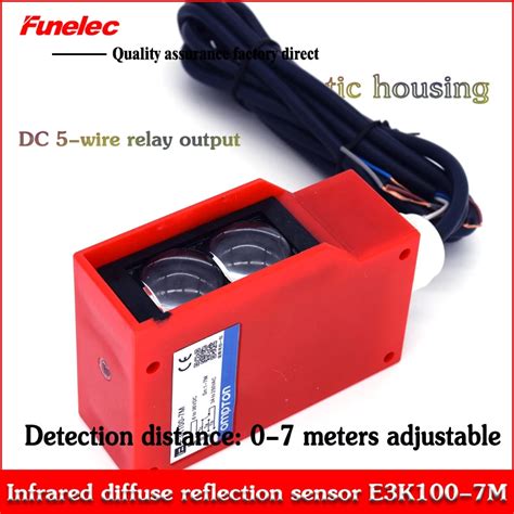 Other Diy And Tools E3k100 7mdc Photoelectric Switch Long Range Diffuse Reflection Infrared