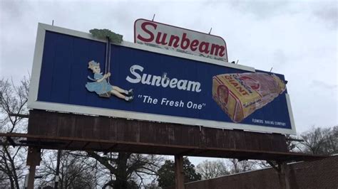 Sunbeam Bread Billboard Pine Bluff Arkansas Pine Bluff Pine Bluff Arkansas Arkansas