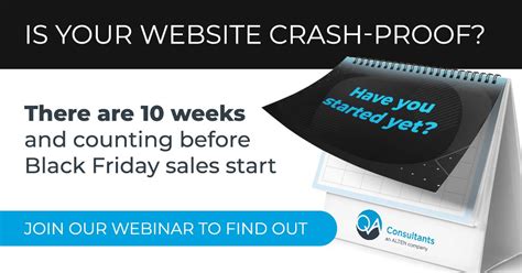 qa consultants on linkedin webinar blackfriday