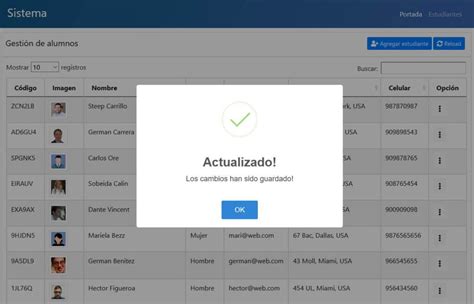 Crud Pdo Datatables Pdo Serverside Responsiva Y Sweetalert2 Baulphp