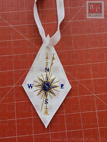 Digital Compass Dangle Digital File Which Craft Studio