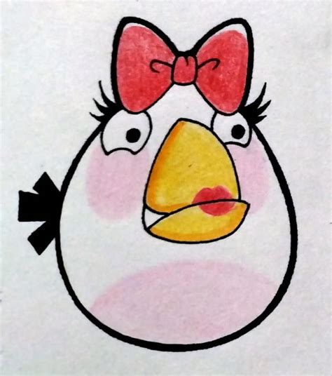 愤怒的小鸟简笔画20张 几塔之家