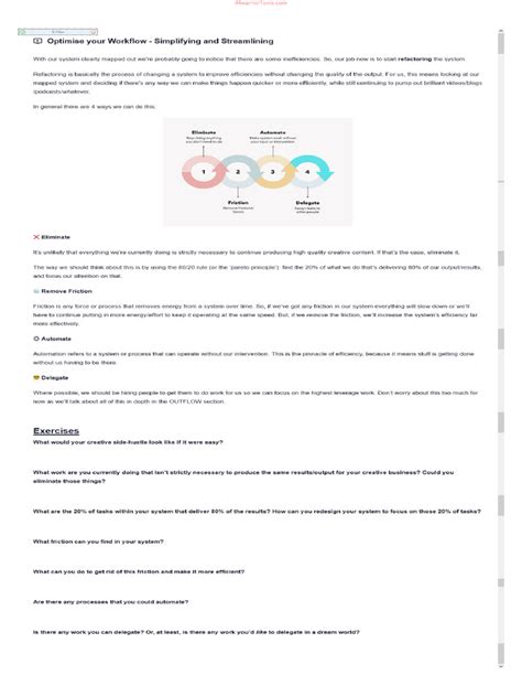 03 Optimise Your Workflow Simplifying And Streamlining Pdf