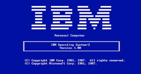 Ibm Os2 10 Pcjs Machines