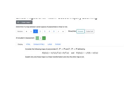 Solved A Linear Maps Determine If A Map Between Vector Chegg Com