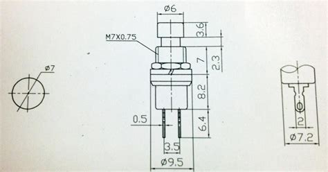 Push Button Momentary Switch 3a 3 Amp Spst 2 Pin West Florida Components