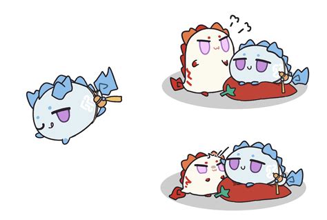 Nian And Ling Arknights Drawn By Mabing Danbooru