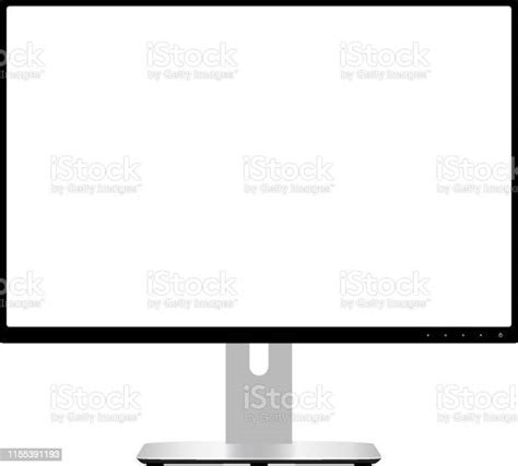 컴퓨터 모니터 와이드 스크린 Lcd 디스플레이 벡터 Lcd에 대한 스톡 벡터 아트 및 기타 이미지 Lcd Led 조명