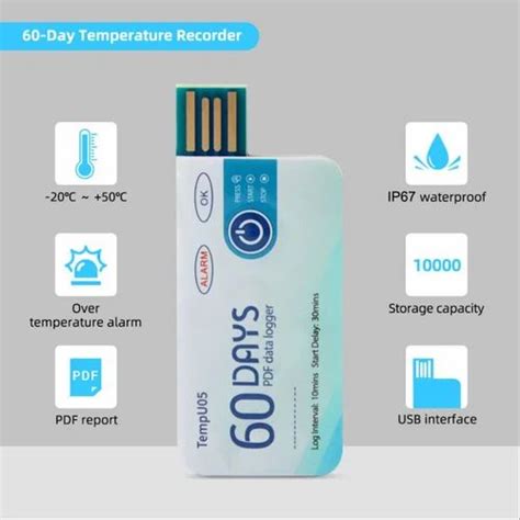 Single Use Temperature Data Logger 1 At ₹ 1000 In Tundla Kham Id