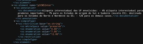 Erro Schema Is Not A Valid Value Of The Local Atomic Type Preenchimento Do Difal Nfc E