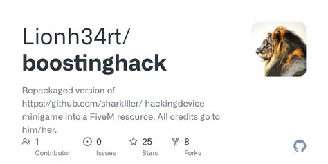 Boostinghack Fxmanifest Lua At Main Lionh Rt Boostinghack GitHub