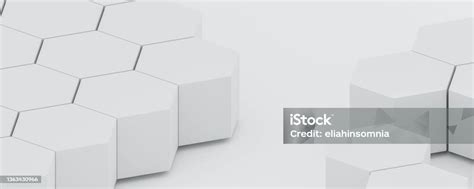 화이트 추상 기하학적 패턴 육각형 허니콤 3d 렌더 일러스트레이션 0명에 대한 스톡 사진 및 기타 이미지 0명 건축 기하 Istock