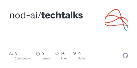 Sondhi Chakraborty On Linkedin Github Nod Aitechtalks