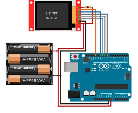 Tft дисплей на базе St7735 и Arduino Uno — Схема подключения и пример